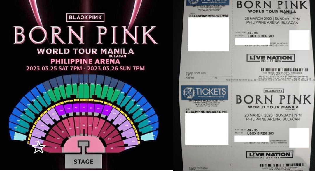 Blackpink VIP Standing on Carousell