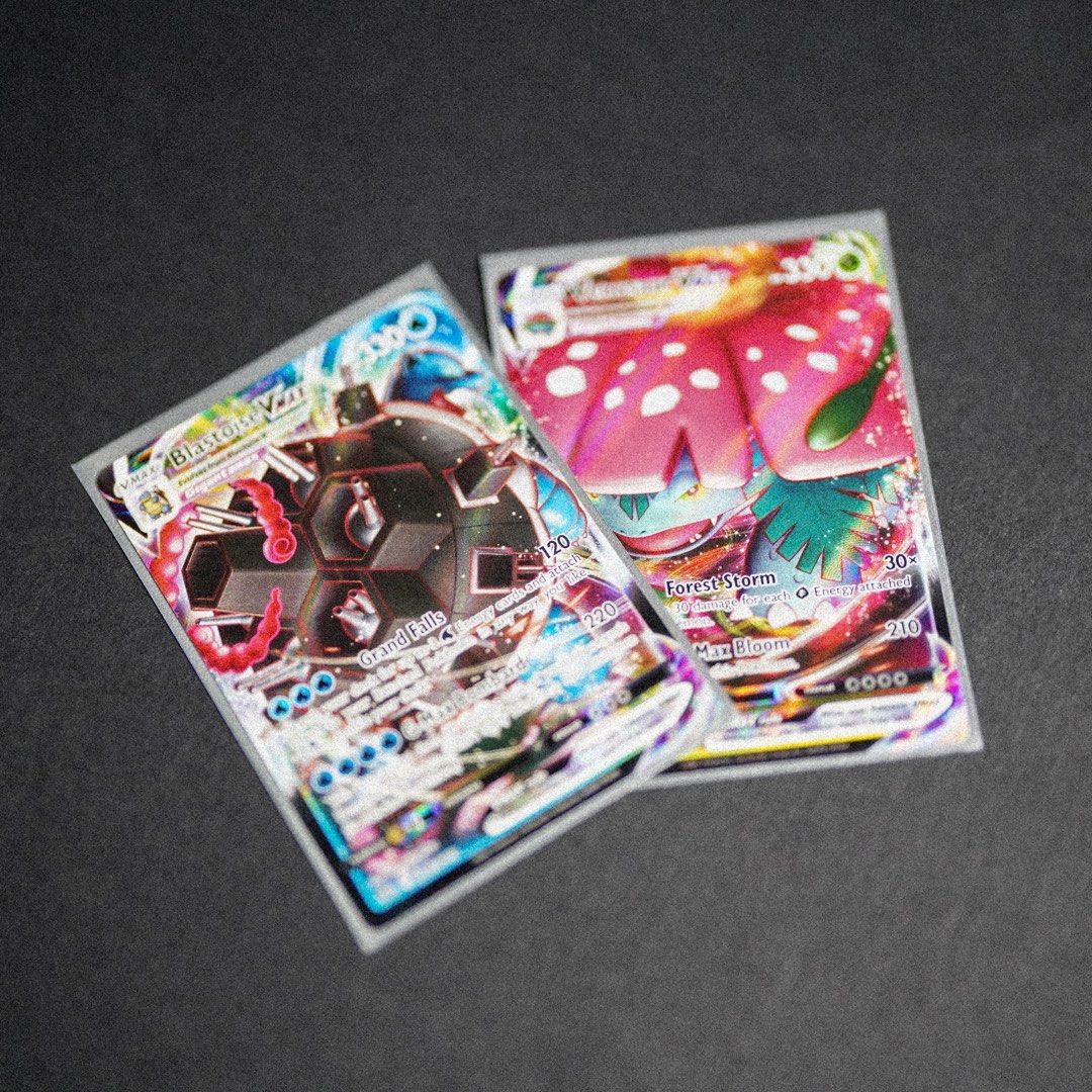 Blastoise VMax & Venusaur VMax, Hobbies & Toys, Toys & Games on Carousell