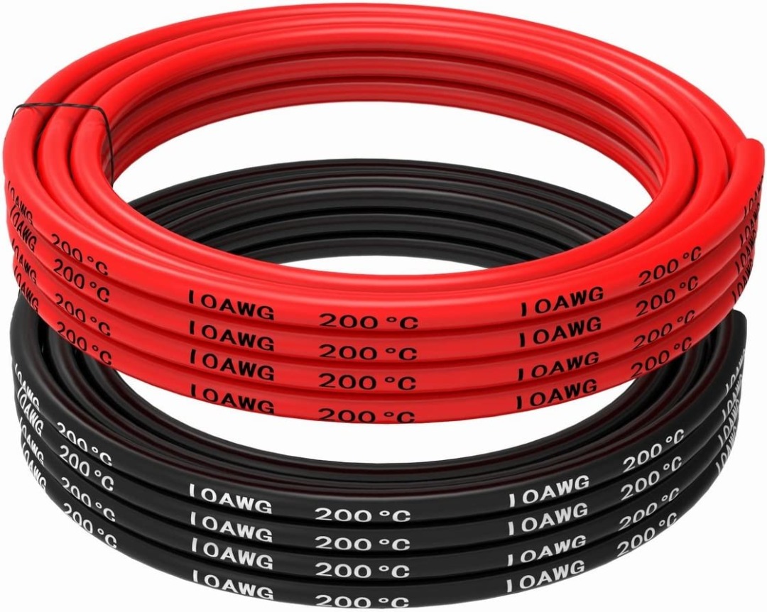 [BRAND NEW] TUOFENG 10 AWG Silicone Wire, 10 Gauge Stranded Wire, Super ...