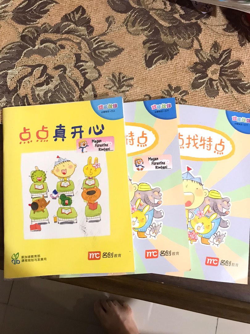 Buku anak mandarin textbook dian dian zhen gai xin kelas 3 3a 3b, Buku ...