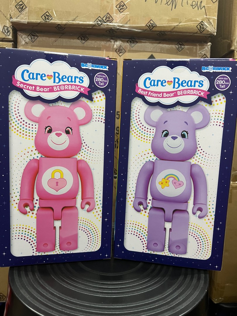 Carebear best friend bear secret bear set 400%, 興趣及遊戲, 玩具 & 遊戲類 - Carousell