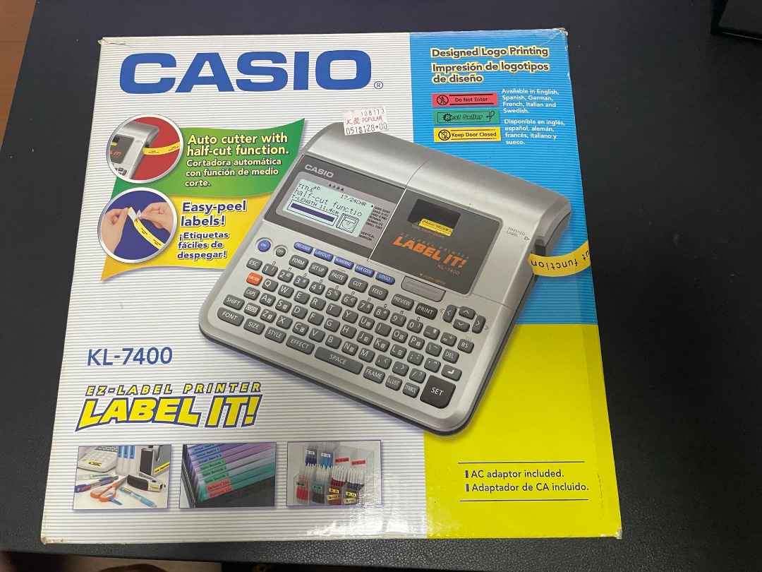 Casio Label printer, Computers & Tech, Printers, Scanners & Copiers on ...