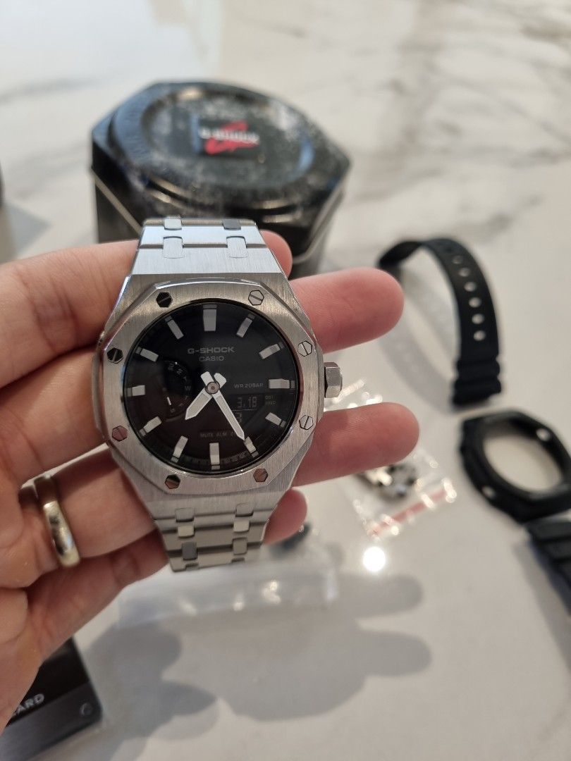 Cheapest modified GA2100 with all original parts g-oak, Men's Fashion ...