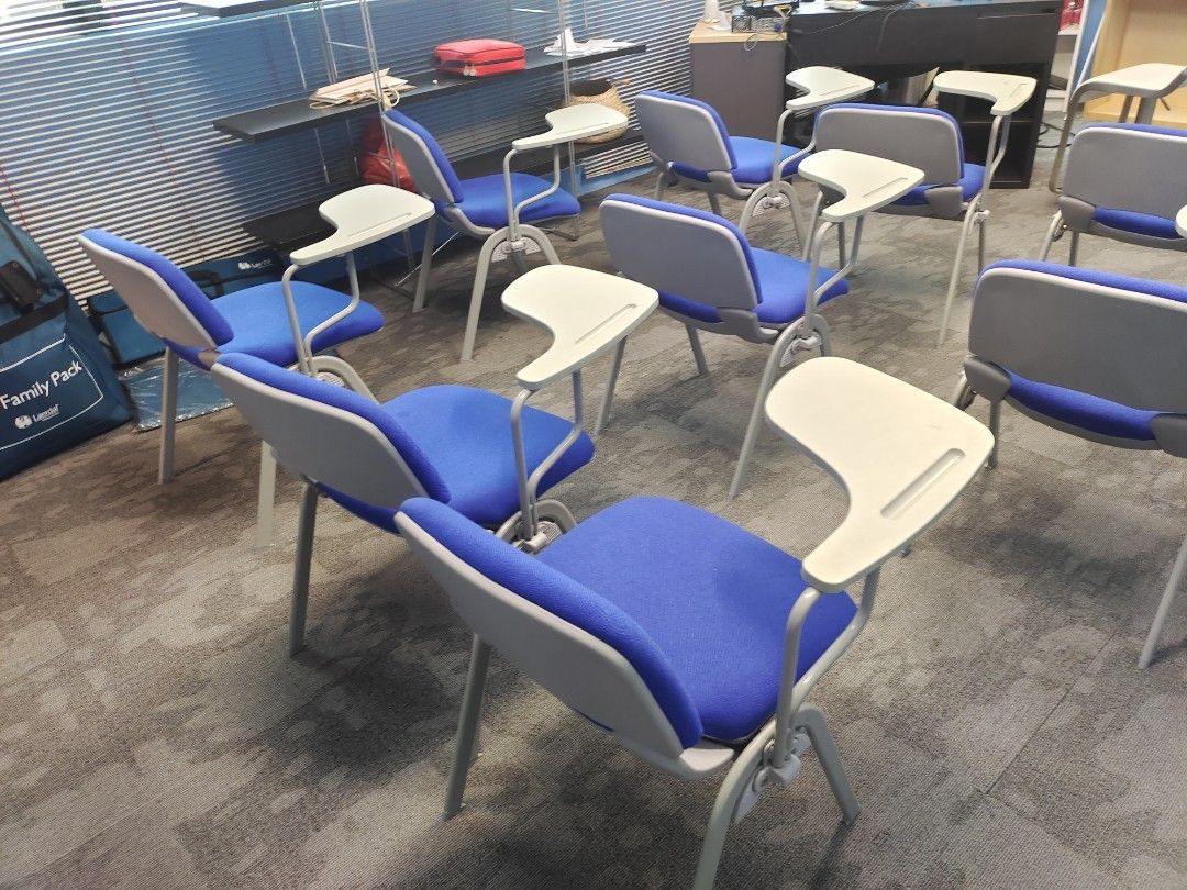 Classroom Chairs with side table, Furniture & Home Living, Furniture ...