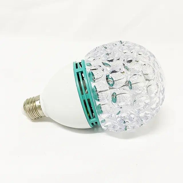 Colorful Auto Rotating RGB LED bulb Smart Stage Light party lamp Disco ...