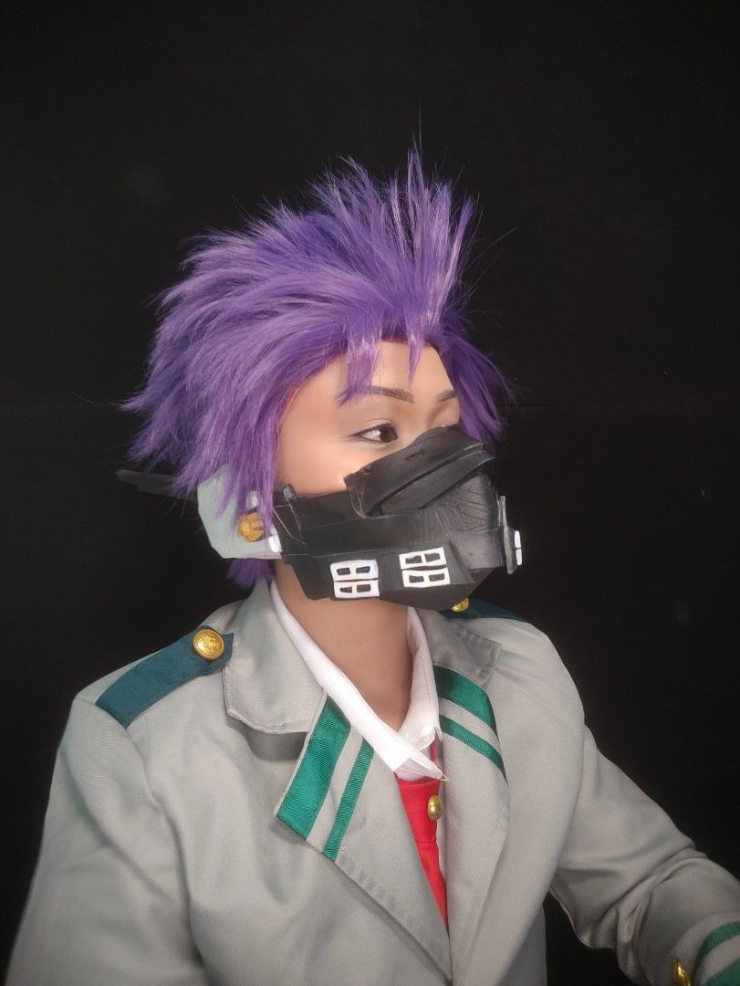 Lace type Shinso Wig & Mask Bundle! hero academia or bnha Cosplay ...