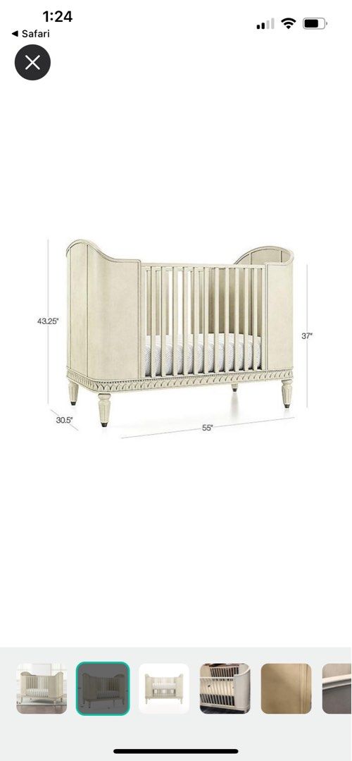 Crate and Barrel cot, Babies & Kids, Baby Nursery & Kids Furniture ...