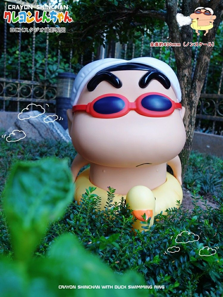 [CRAYON SHINCHAN OFFICIAL] CRAYON SHINCHAN SWIMMING WITH YELLOW ...