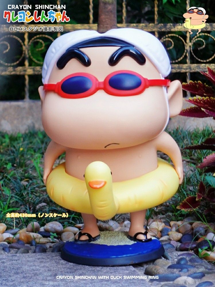 [CRAYON SHINCHAN OFFICIAL] CRAYON SHINCHAN SWIMMING WITH YELLOW ...