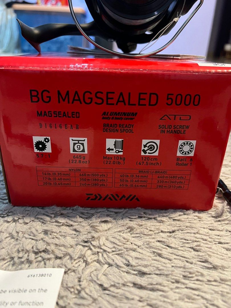 Daiwa BG Magsealed 5000. Not Shimano, Abu Garcia, reel, fishing rod, tatula, Bone Voyage,Honda ...