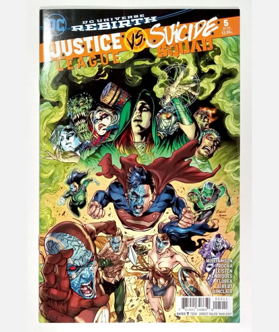 DC Comics Justice League vs Suicide Squad Complete 6 Issue Mini-Series ...