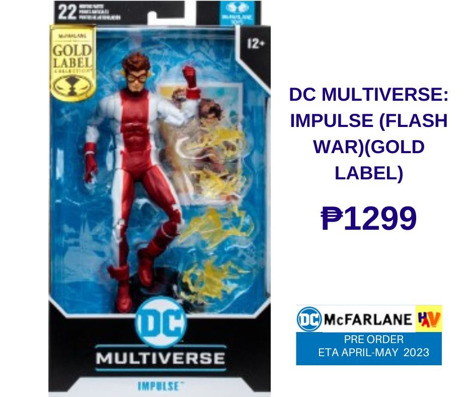 DC Multiverse: Impulse (flash war) Gold Label for PRE ORDER, Hobbies ...