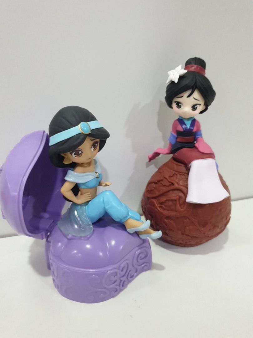 Disney Princess Capchara Heroine Doll - Jamine Aladdin and Mulan ...