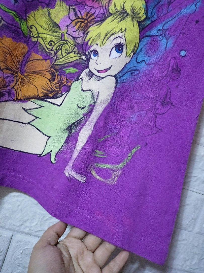 Disney Tinkerbell Violet Top, Women's Fashion, Tops, Blouses on Carousell