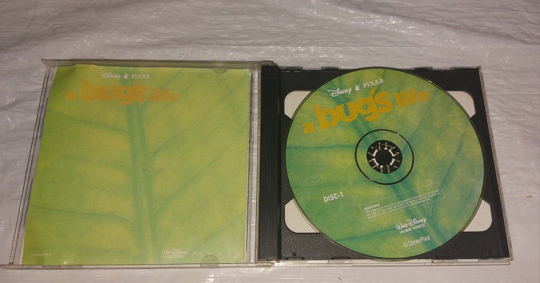 Disney's A Bug's Life Collectible Video CD VCD Movie Cartoons ...