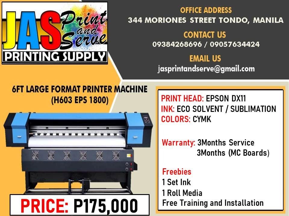 Eco Solvent Tarpaulin Printer Machine DX11, Computers & Tech, Printers ...
