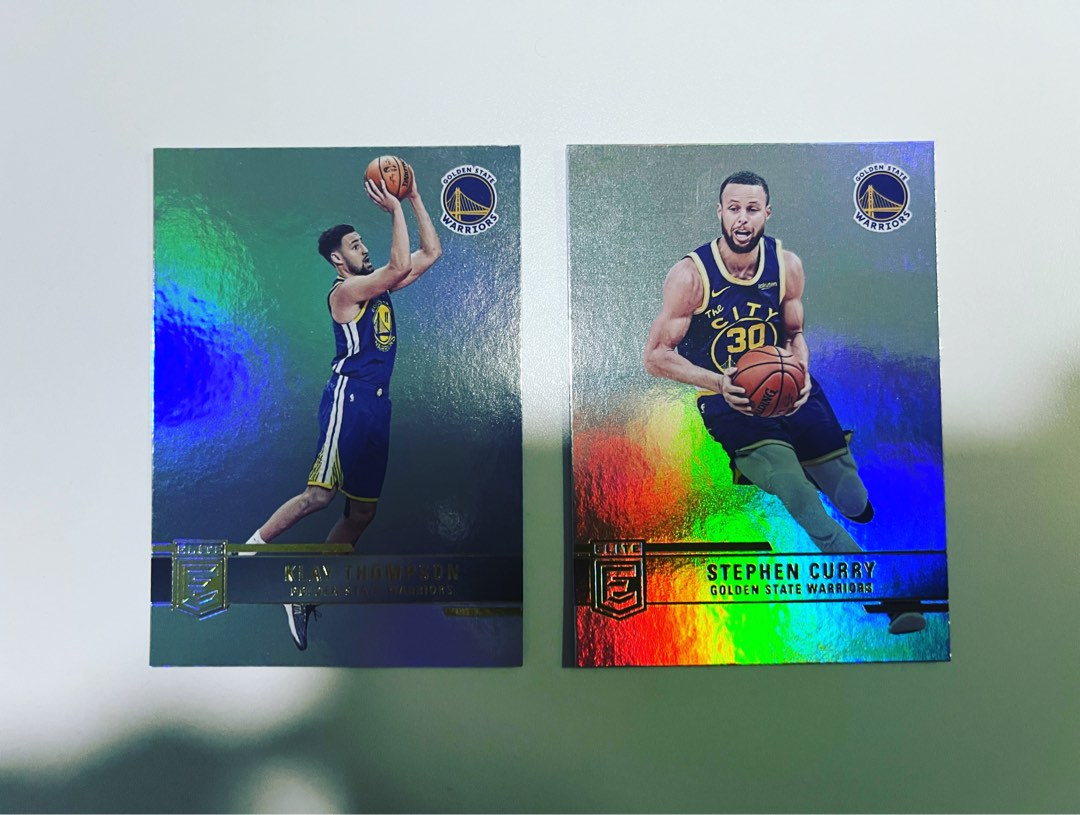 Elite Stephen Curry & Klay Thompson Card (Splash Brothers), 興趣及遊戲, 收藏品及 ...