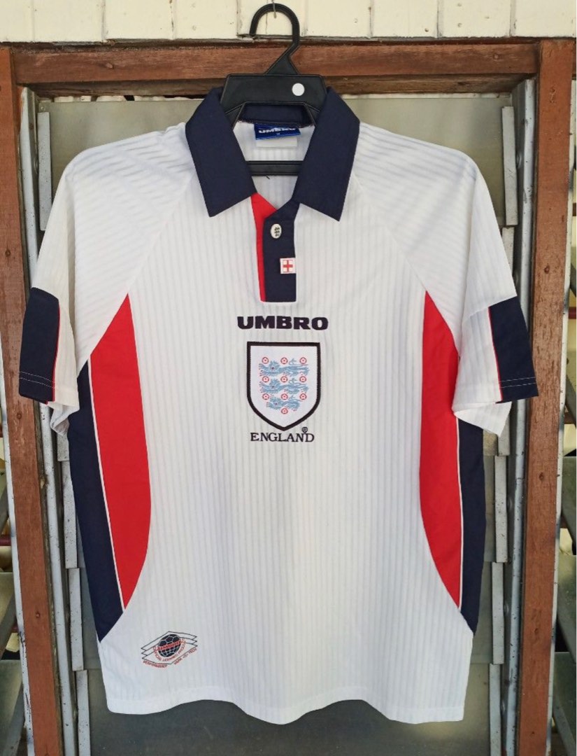 England 1998 soccer/football jersey/kit rare/retro/vintage, Men's ...