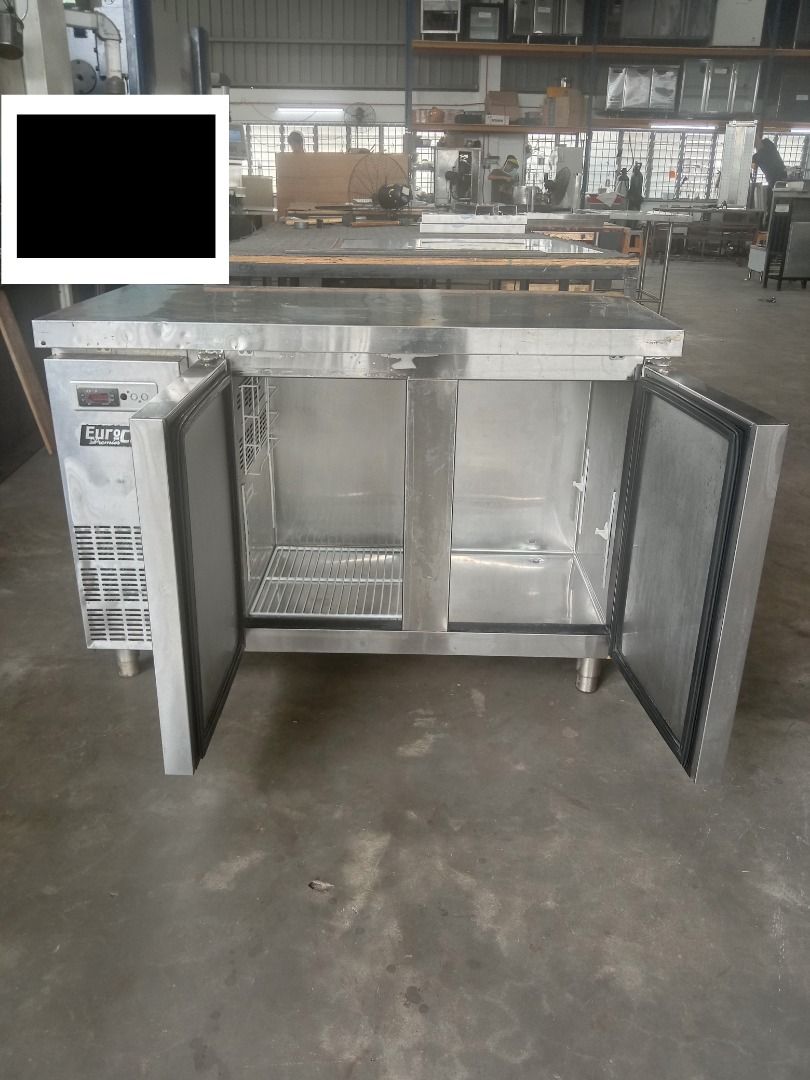 EuroChill 2 door counter chiller, TV & Home Appliances, Kitchen ...