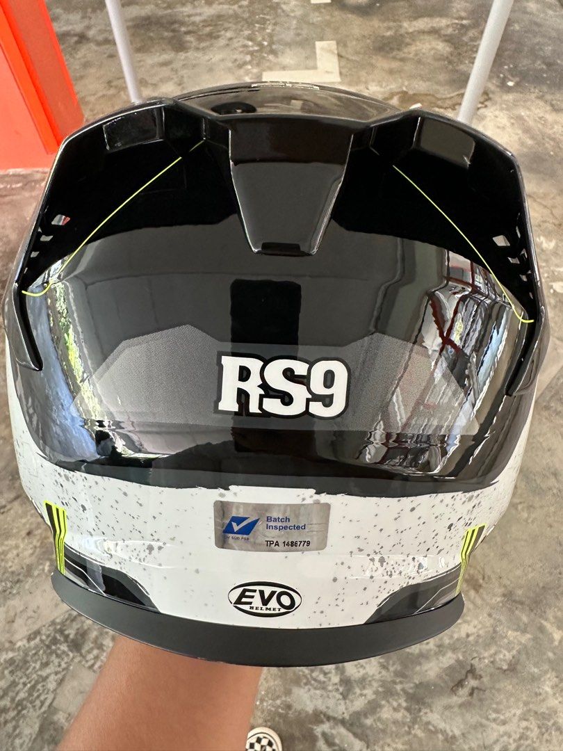 Evo RS9 fighter jet helmet Size M, Motorcycles, Motorcycle Accessories ...