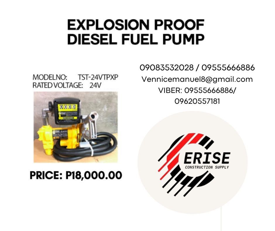 Explosion proof diesel fuel pump, Commercial & Industrial, Construction ...