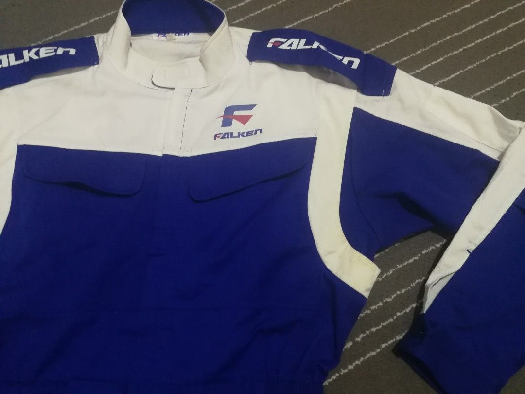FALKEN racing suit JDM coverall S, Men's Fashion, Bottoms, Joggers on ...