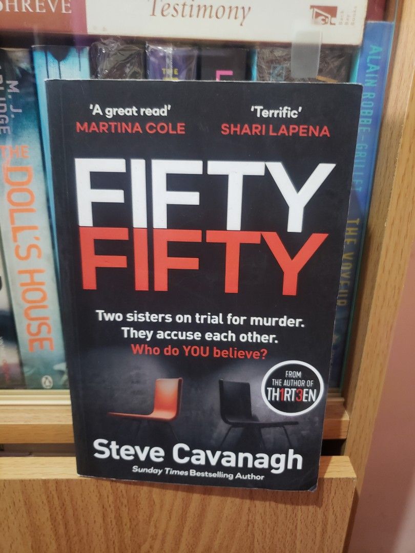 Fifty Fifty by Steve Cavanagh, Hobbies & Toys, Books & Magazines ...