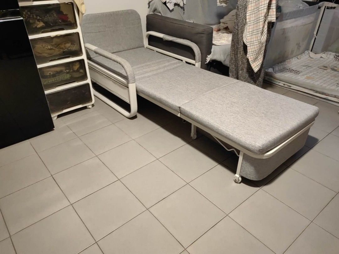 Foldable sofa-2 meter, Furniture & Home Living, Furniture, Sofas on ...