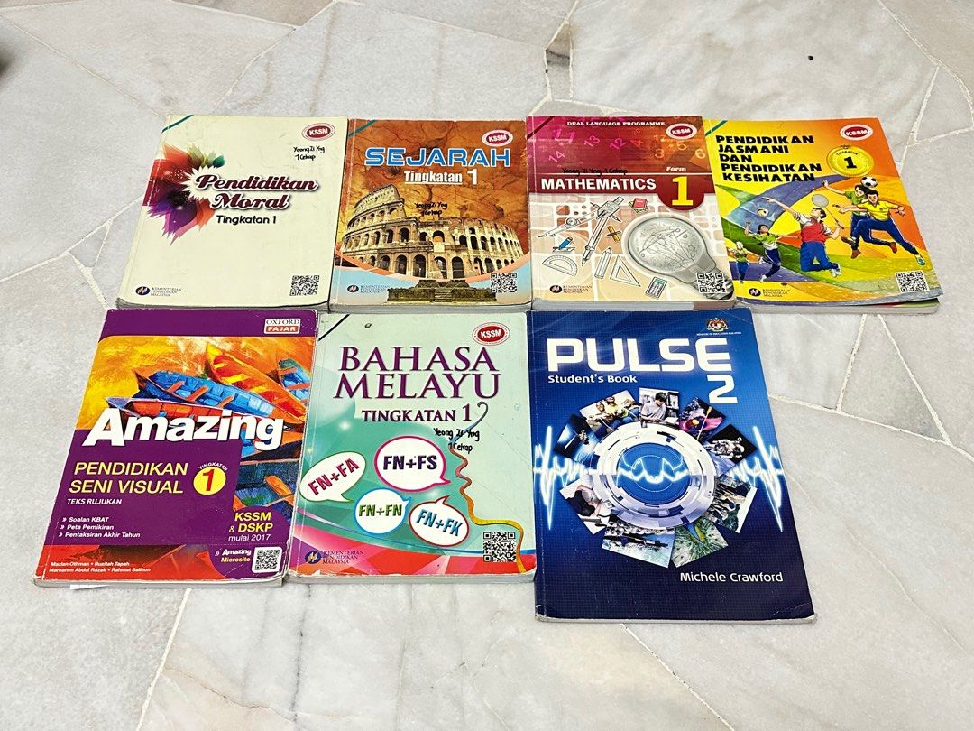 [FORM1 TINGKATAN1] BUKU TEKS TEXTBOOKS, Hobbies & Toys, Books ...