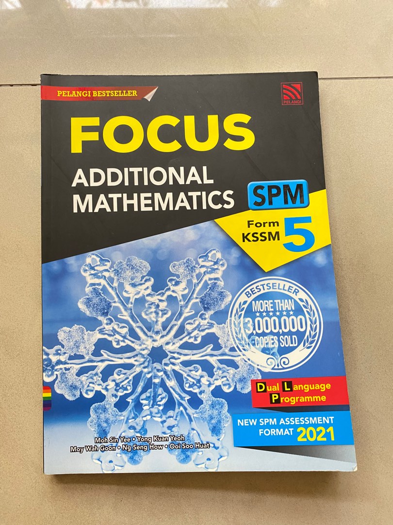 PELANGI Focus Form 5 Additional Mathematics SPM KSSM, Hobbies & Toys ...