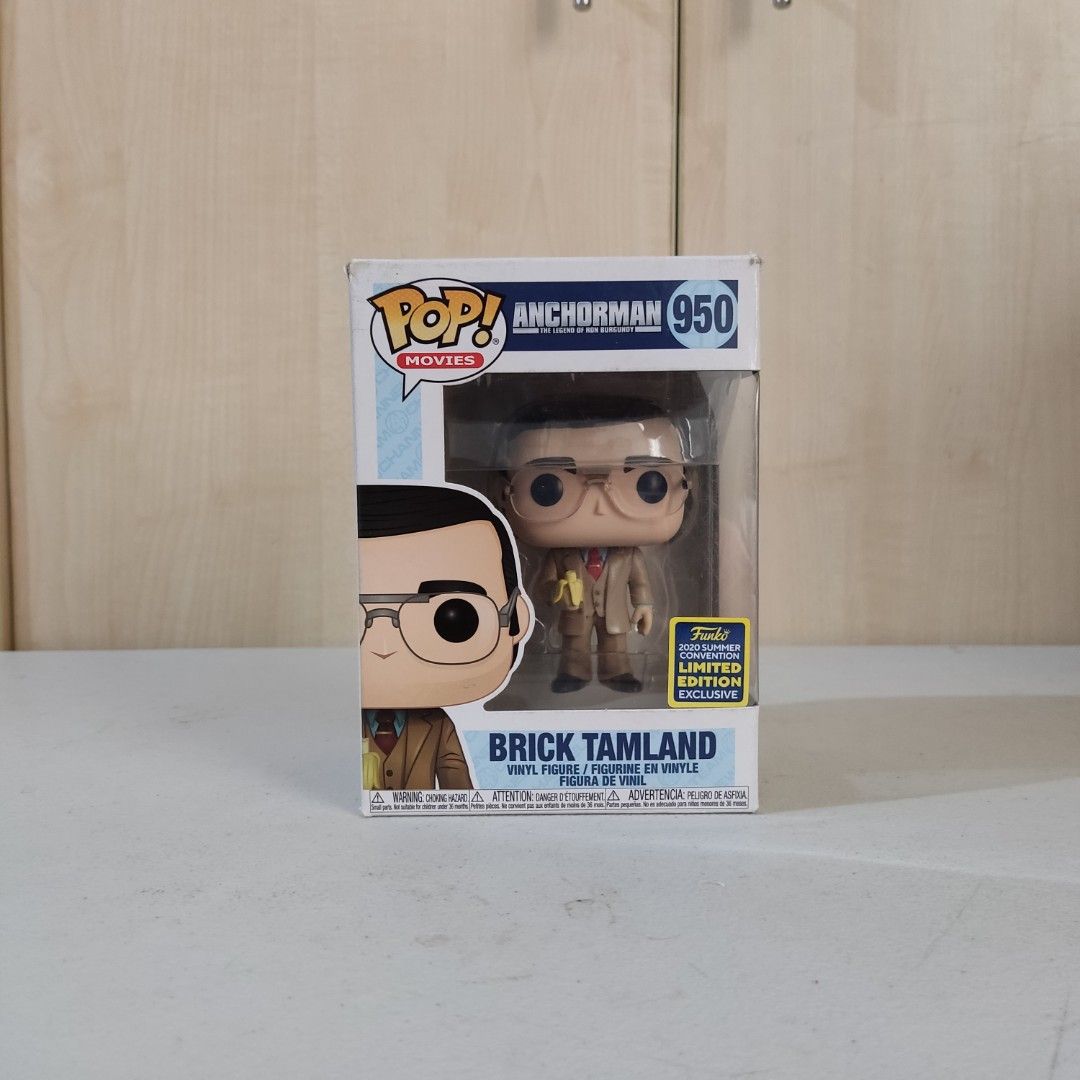 Funko Pop Anchorman Brick Tamland #950 2020 Summer Convention Exclusive ...