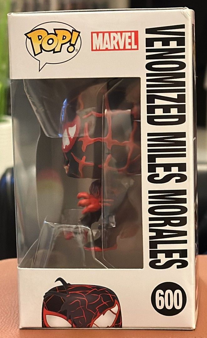 Funko Pop Marvel #600 Spiderman Maximum Venom Venomized Miles Morales ...