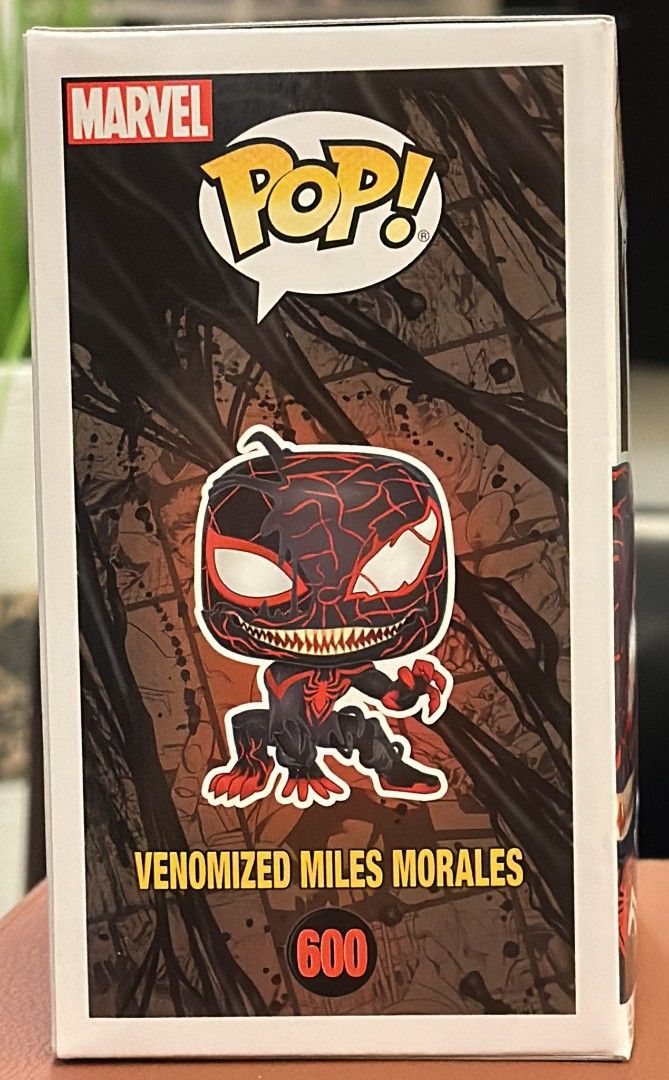 Funko Pop Marvel #600 Spiderman Maximum Venom Venomized Miles Morales ...