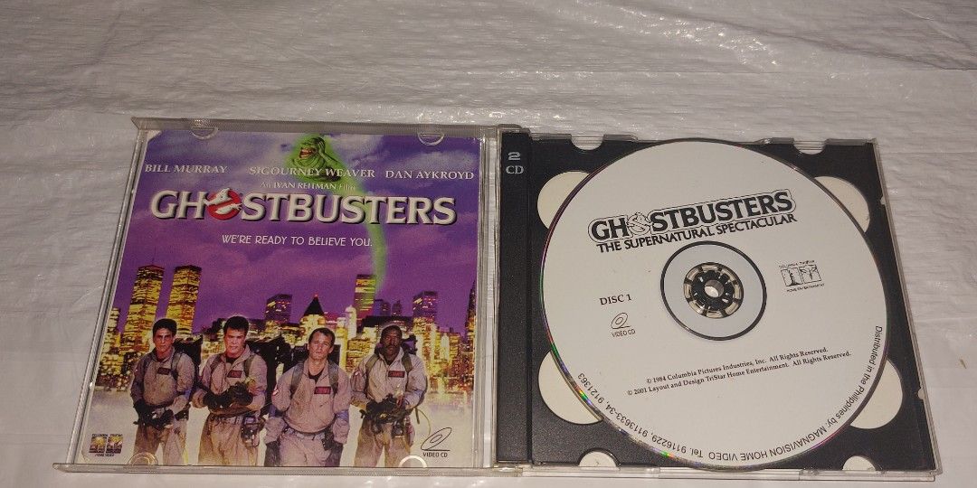 Ghostbusters Sigourney Weaver Dan Aykroyd Collectible Bill Murray Video ...
