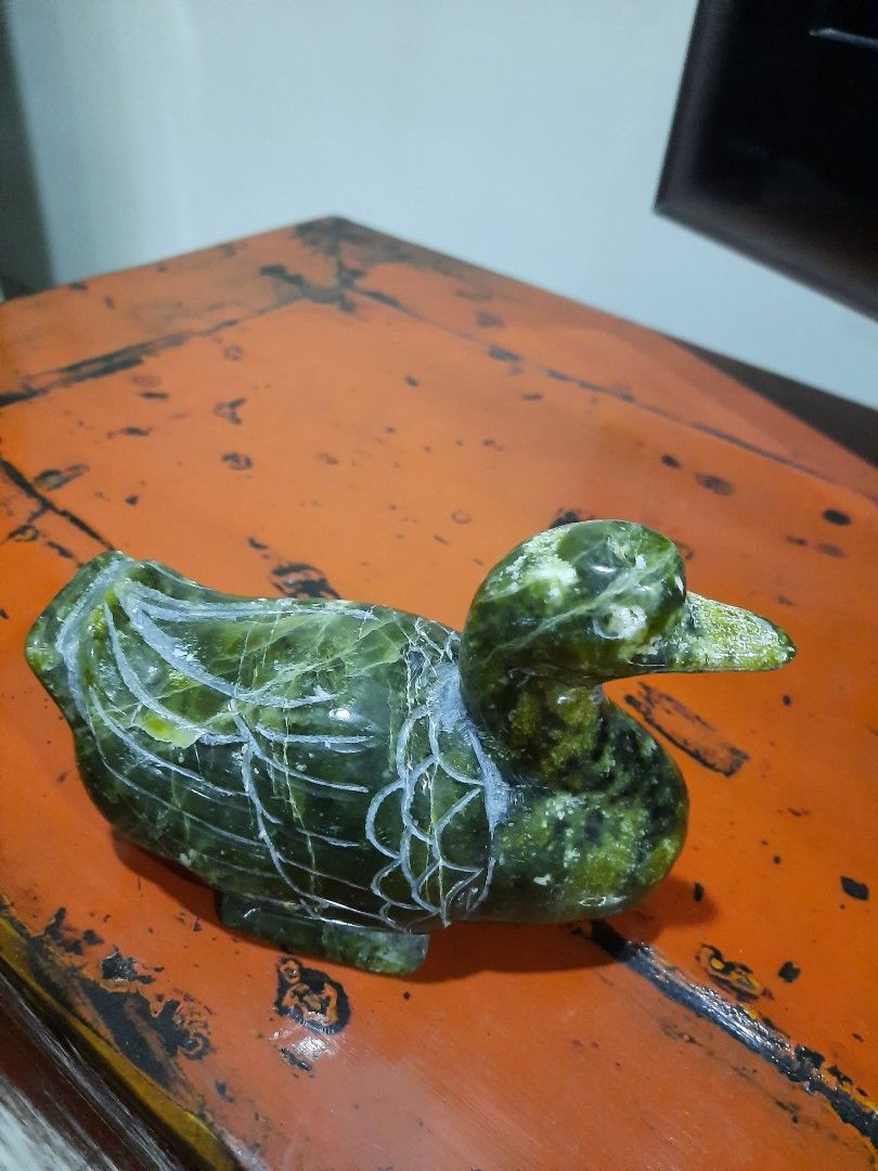 Green marble duck, Furniture & Home Living, Home Decor, Other Home ...