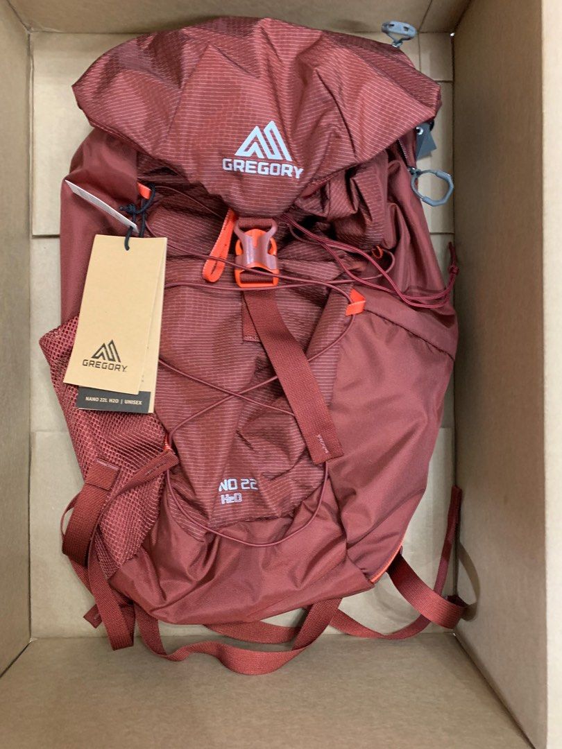 Gregory Nano 22 H2O Hydration Pack 行山背囊 + 3L 水袋, 男裝, 袋, 背包 - Carousell