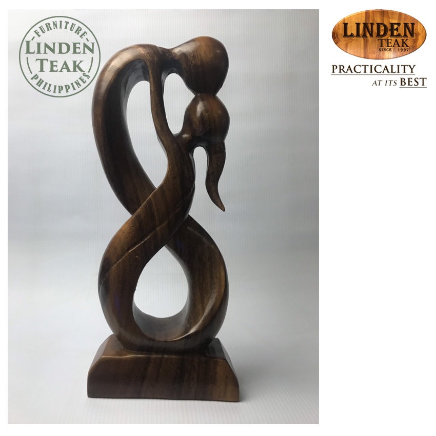 Handcrafted Solid Wood infinity Wood Sculpture Decor Figurine on Carousell