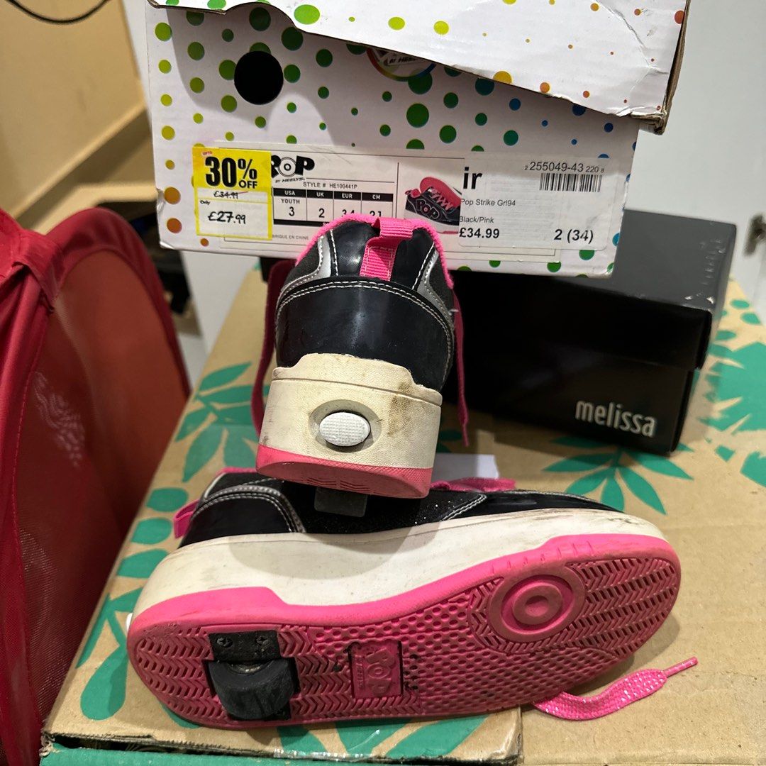 Heelys POP girls roller shoes, Babies & Kids, Babies & Kids Fashion on ...