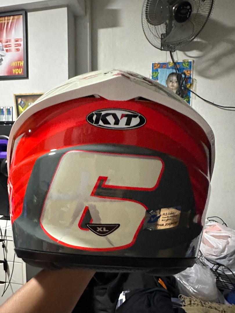 Helmet KYT Sakura, Motorcycles, Motorcycle Apparel on Carousell
