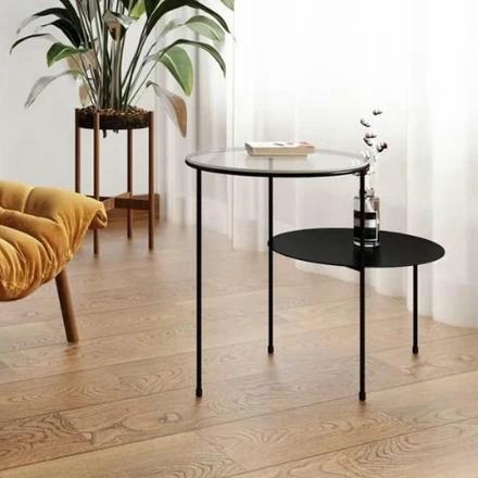 hn-0733 Melanie Minimalist Wireframe Accent Side Table, Furniture ...