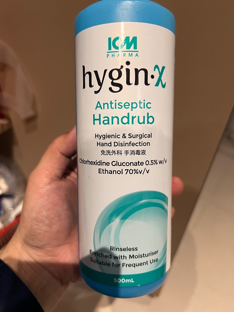 ICM hygin-X antiseptic Handrub 500ml, Beauty & Personal Care ...