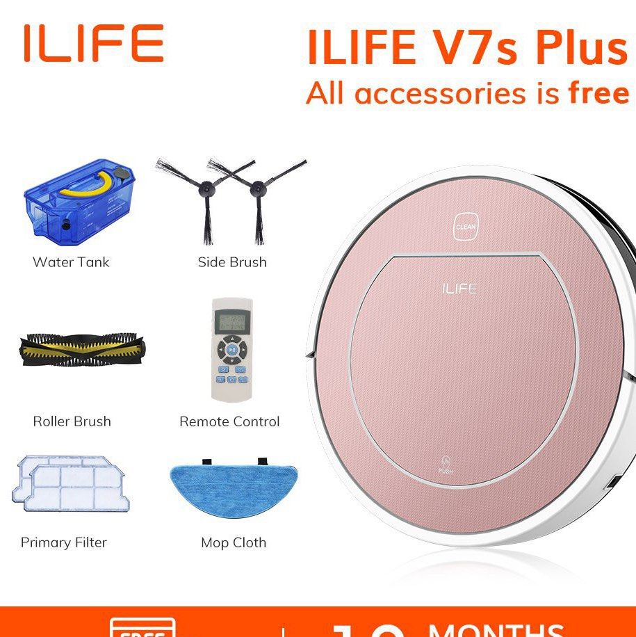 ILIFE V7s Plus Robot Vacuum, TV & Home Appliances, Vacuum Cleaner & Housekeeping on Carousell