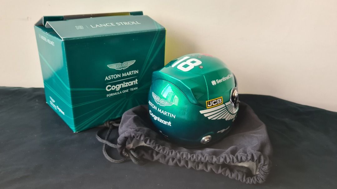 (in stock) 2021 Aston Martin F1 official 1/2 scale mini helmets Lance ...