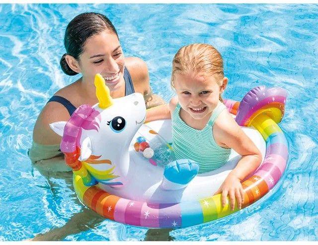 Intex 59570 Inflatable Cute Animal Design Kiddie Pool Rider, Hobbies ...