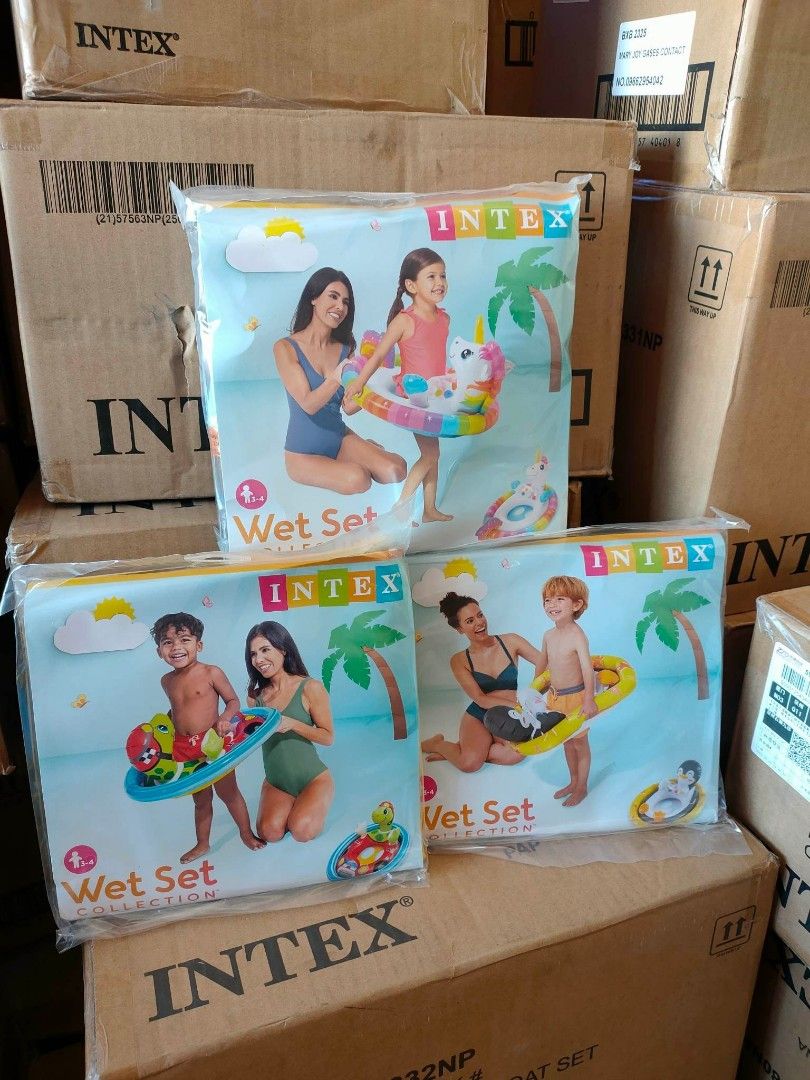 Intex 59570 Inflatable Cute Animal Design Kiddie Pool Rider, Hobbies ...