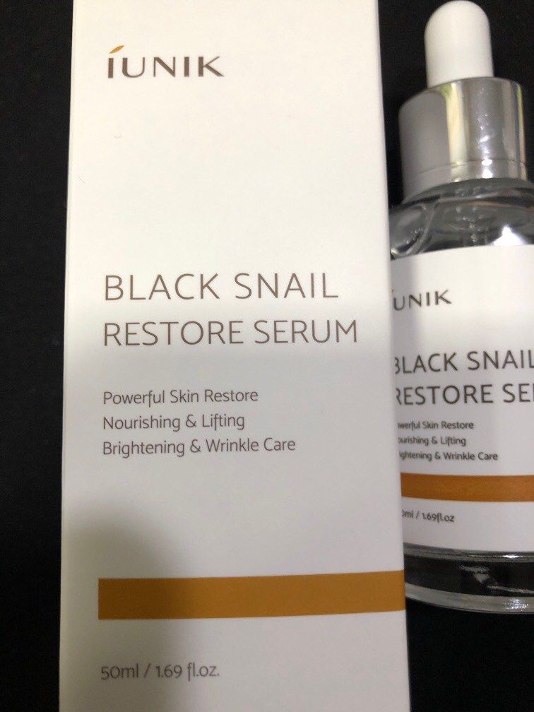 IUNIK Black Snail Serum 50ml, Beauty & Personal Care, Face, Face Care ...