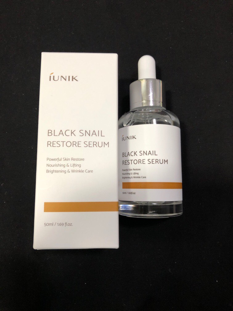 IUNIK Black Snail Serum 50ml, Beauty & Personal Care, Face, Face Care ...
