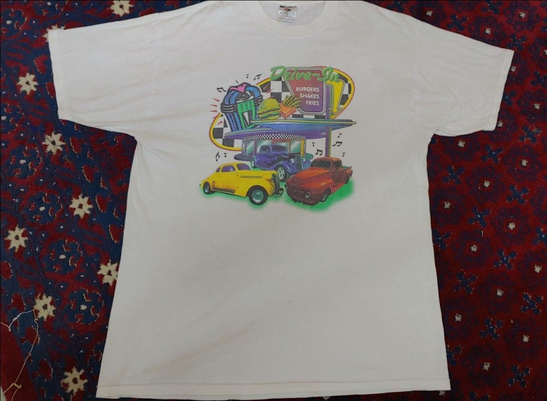 Jerzees Drive In T Shirt ( In n Out Burger ), Men's Fashion, Tops ...