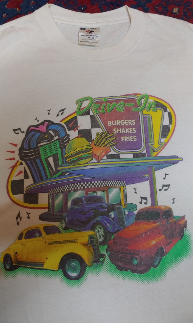 Jerzees Drive In T Shirt ( In n Out Burger ), Men's Fashion, Tops ...