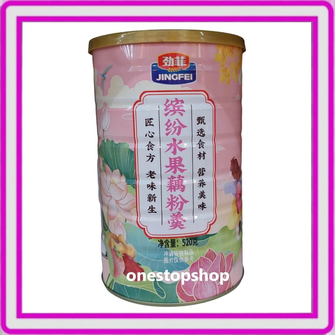 Jing Fei Oufen Collagen Breakfast Chia Fruits /Mango and Fruits/Yellow ...